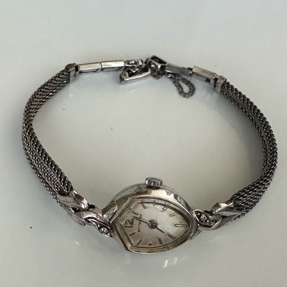 Accessories | Vintage Wittnauer Me Teardrop Shape 14k White Gold ...
